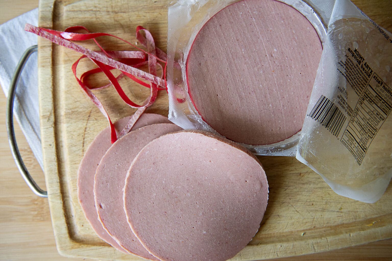 Fried Bologna Sandwich